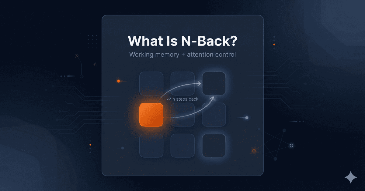 What Is the N-Back Task? A Simple, Evidence-Based Explanation | Cogniba